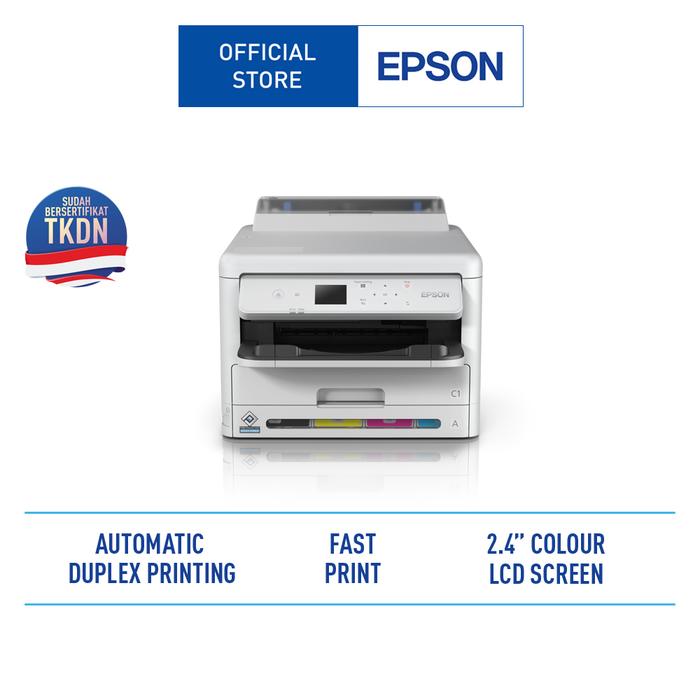 Promo Printer Epson WF-C5390 Workforce A4 Single Function Duplex ...