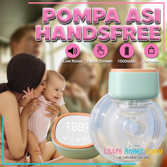 Promo POMPA ASI HANDSFREE ELEKTRIK Tanpa Kabel Otomatis Portable Botol ...
