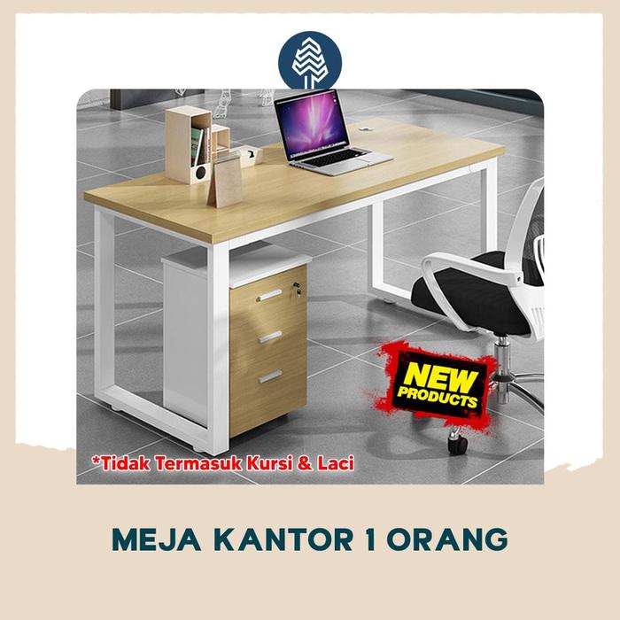 Jual [Brookwood] COD Meja Kantor Minimalis Meja Kotak Meja Komputer ...