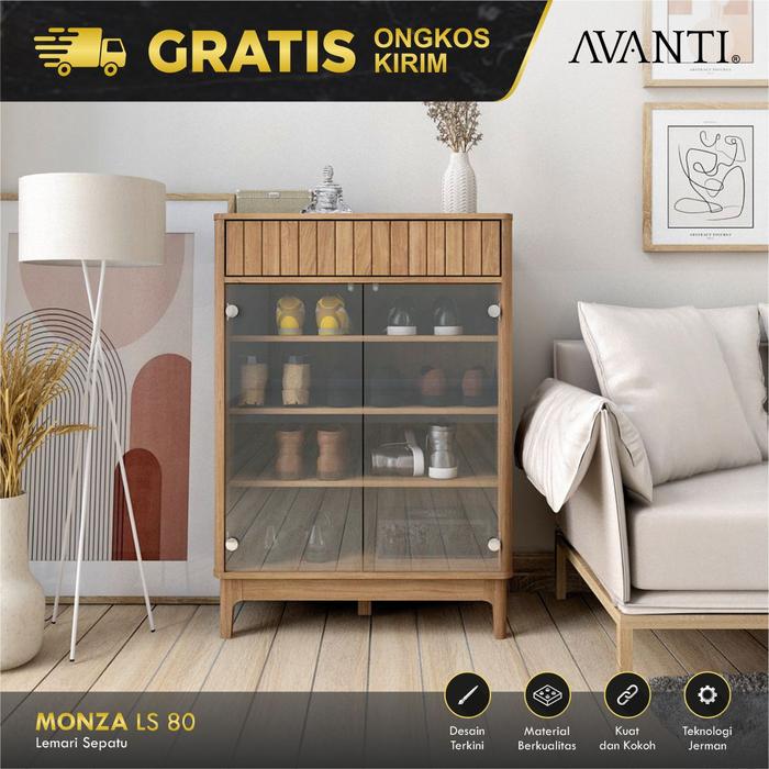 Promo Avanti Lemari Sepatu Minimalis / Rak Sepatu / MONZA LS 80 Cicil 0 ...