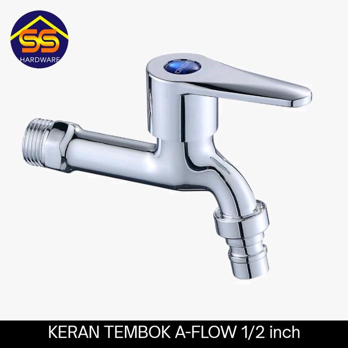 Jual ONDA A-FLOW Kran Tembok 1/2" inch Keran Air Kran Taman Kamar Mandi ...