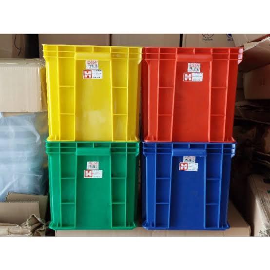 Jual Box Kontainer Industri Rapat Hanata Keranjang Storage Paket Barang ...