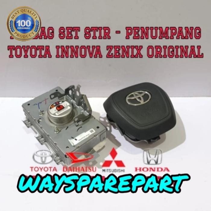 Jual airbag air bag 1set stir setir penumpang Toyota Innova zenix ...