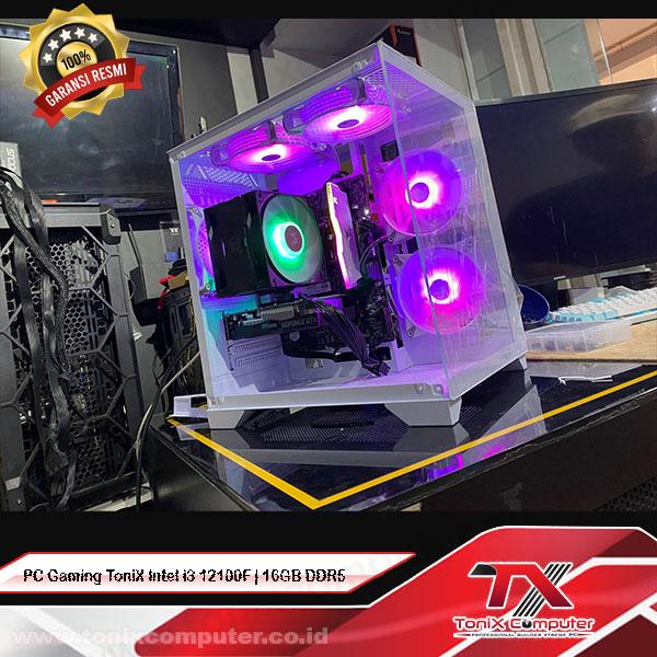 Promo PC Gaming Komplit ToniX Intel i3 12100F | 16GB DDR5 | 512GB SSD ...