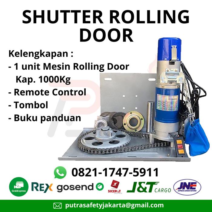 Jual ROLLING DOOR AUTOMATIC 1000 KG MOTOR SHUTTER PINTU GULUNG OTOMATIS ...