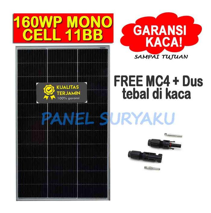 Jual Solar Panel Surya 160wp Monocrystalline High Quality - Jakarta ...