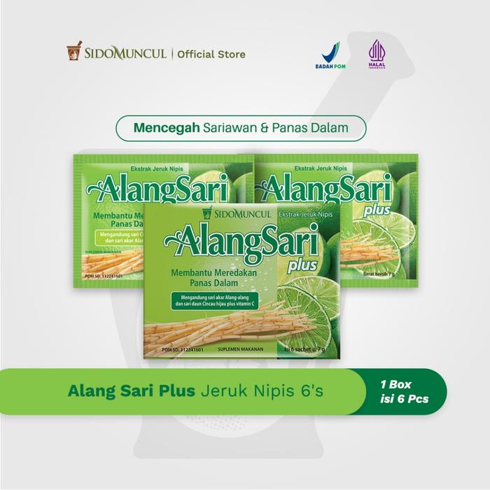 Promo Alang Sari Plus Jeruk Nipis 6's - Mencegah Sariawan & Panas Dalam ...