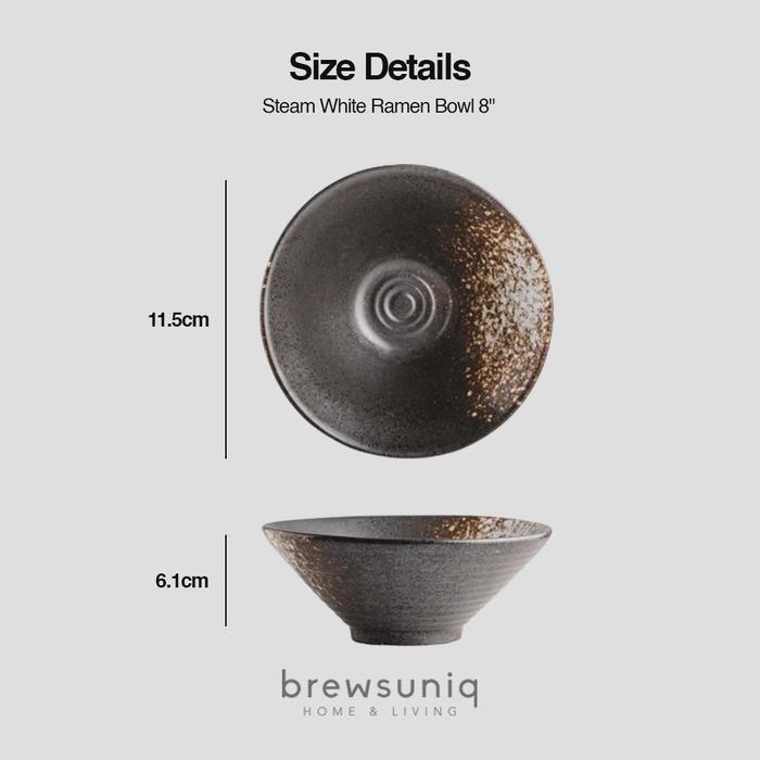 Jual Steam White Salad Plate 8" / Piring Makan Cantik Unik Set - Ramen ...