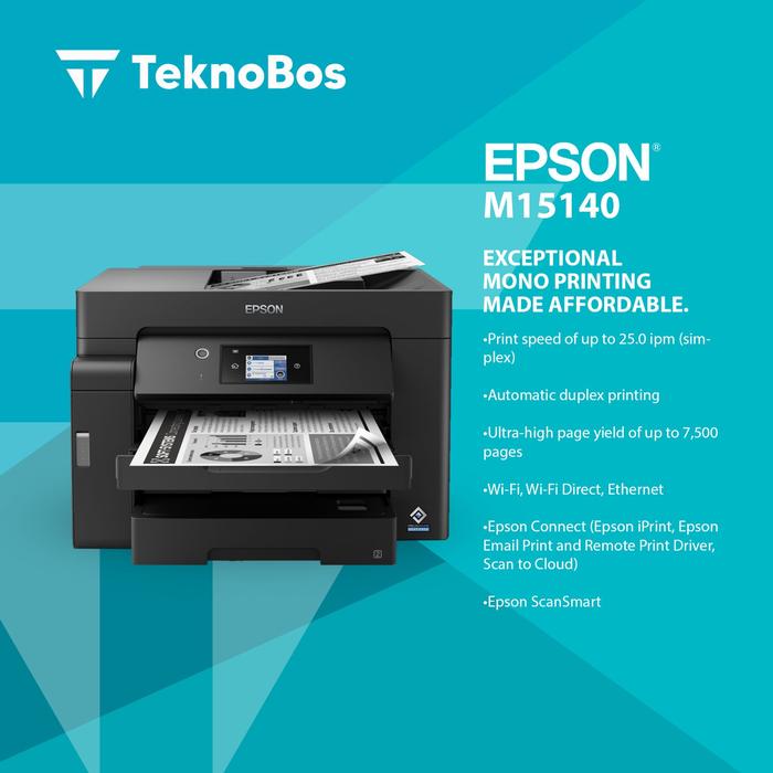 Jual Epson EcoTank Monochrome M15140 A3 Wi-Fi Duplex All-in-One Ink ...
