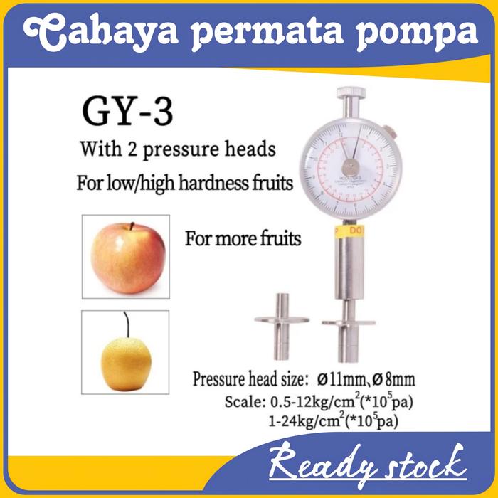 Jual GY-3 penetrometer alat ukur kekerasan buah Fruit Sclerometer ...