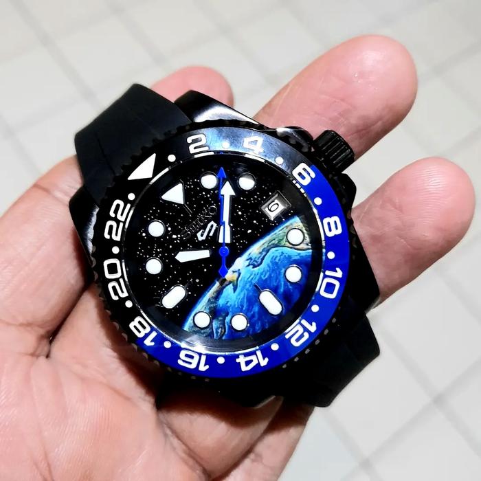 Jual seiko batman MOD black BATMAN nh35 mod seiko mod seiko srpd skx nh36 - Kota Bekasi - Frans ...