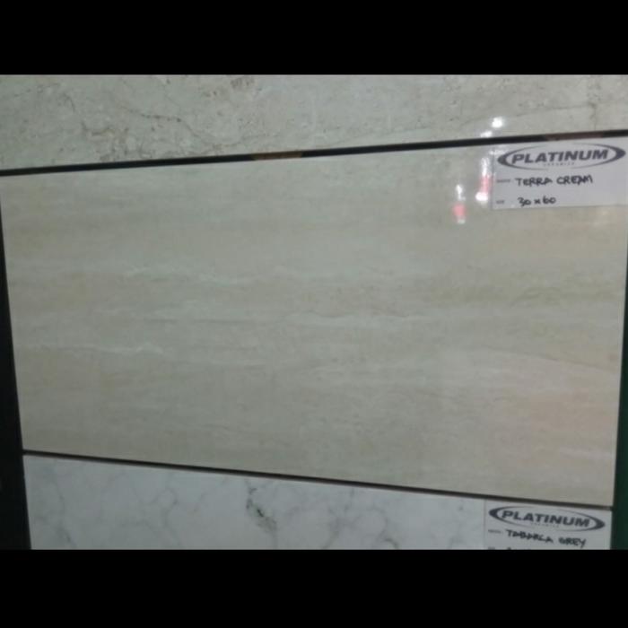 Jual Keramik Dinding Platinum TERRA Series 30x60 cm Kw 1 - Cream - Kota ...