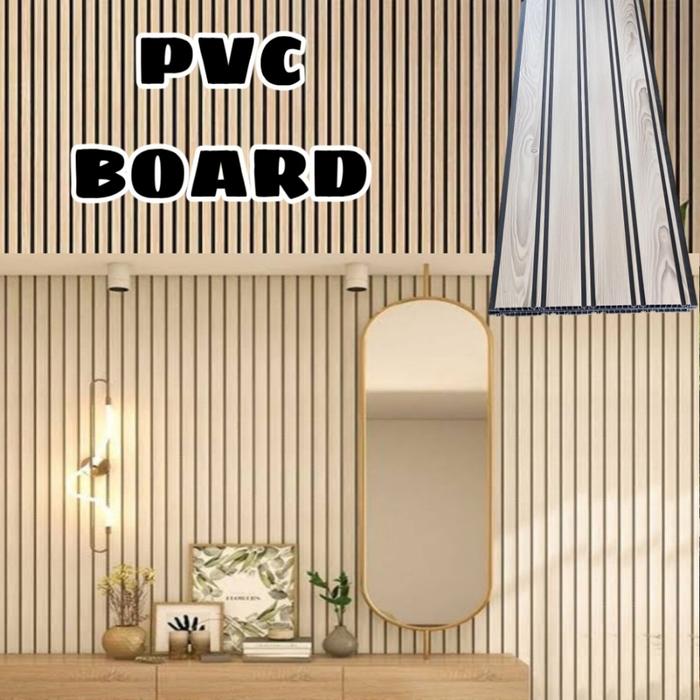 Jual [2.9METER x 30 CM] WALLBOARD PVC WOODPANEL MOTIF KAYU WALL PANEL ...