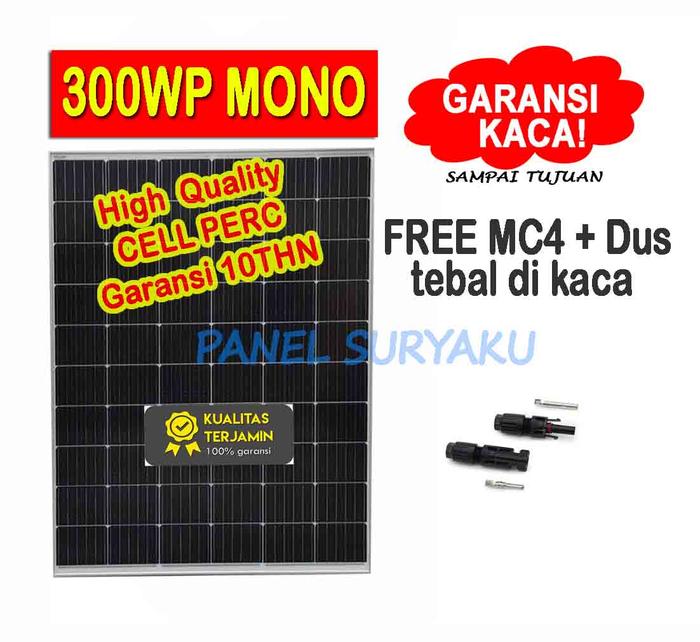 Jual Solar Panel Panel Surya 300wp Mono 300 Monocrystalline ORI FREE ...