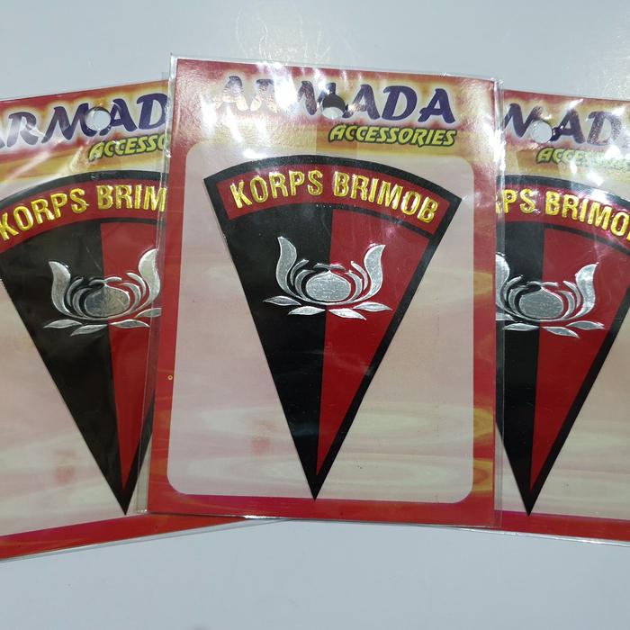 Jual Stiker PVC Brimob Segitiga | stiker kilap Army | Stiker motor Logo ...