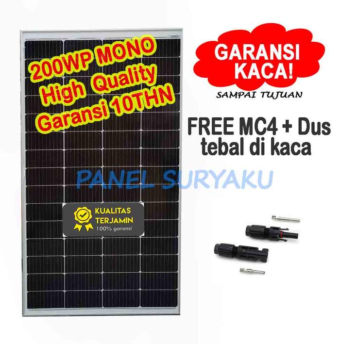 Jual Solar Panel Surya 200wp Mono Solar Cell 200wp Mono HQ - Jakarta ...
