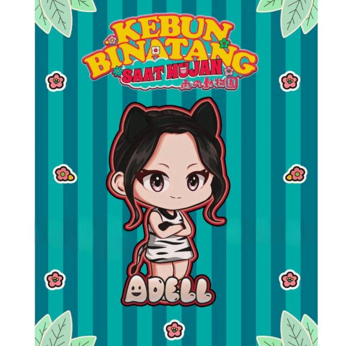 Jual Sticker Chibi Fan Art JKT48 Kebun Binatang Saat Hujan - Adel 1 ...