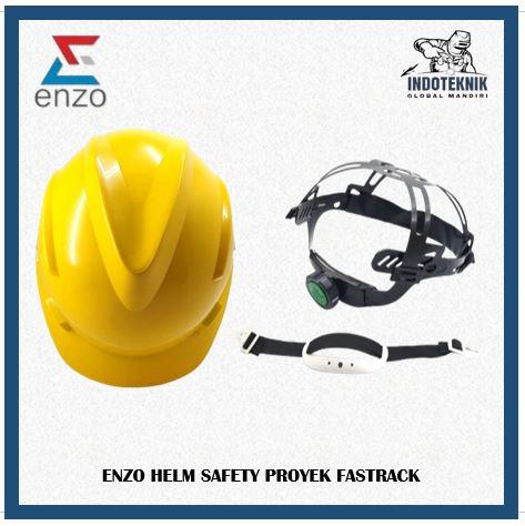 Jual Helm Safety Proyek KUNING Tali Putar FASTRACK Helm Proyek Kilap ...