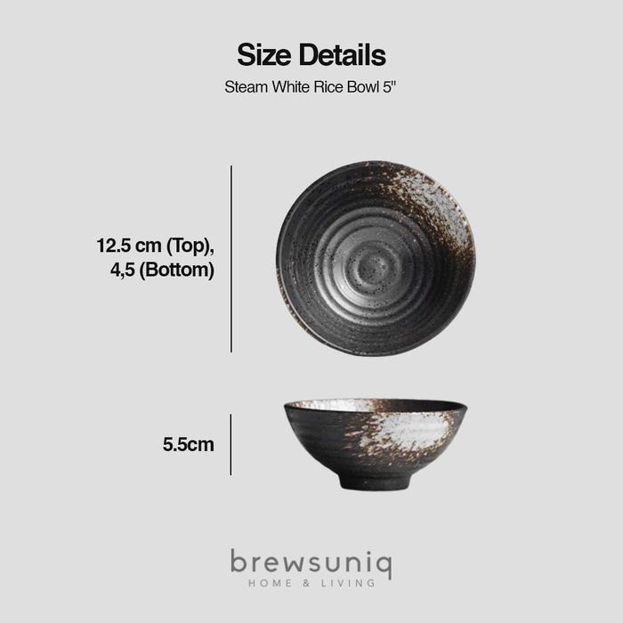 Promo Steam White Salad Plate 8" / Piring Makan Cantik Unik Set - Rice ...