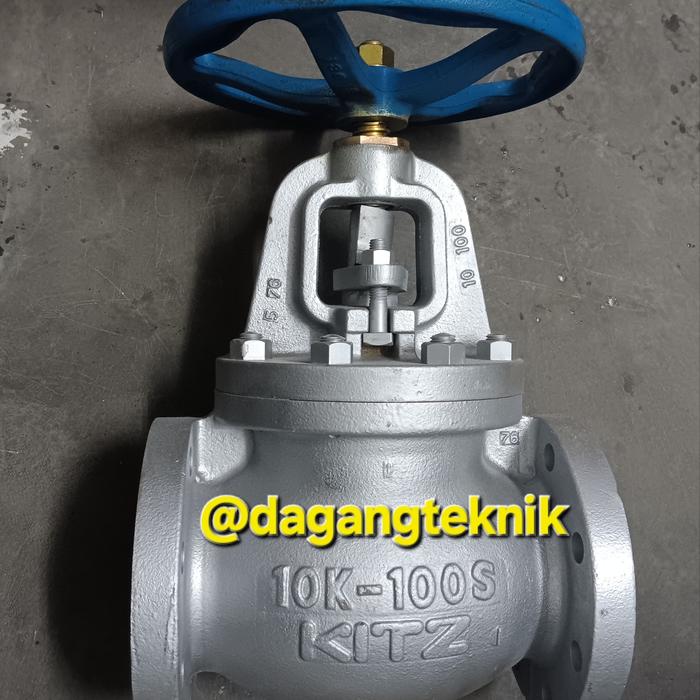 Jual Globe Valve KITZ 4 inch JIS 10K Body Cast Iron / DN 100 - Jakarta Pusat - dagangteknik ...