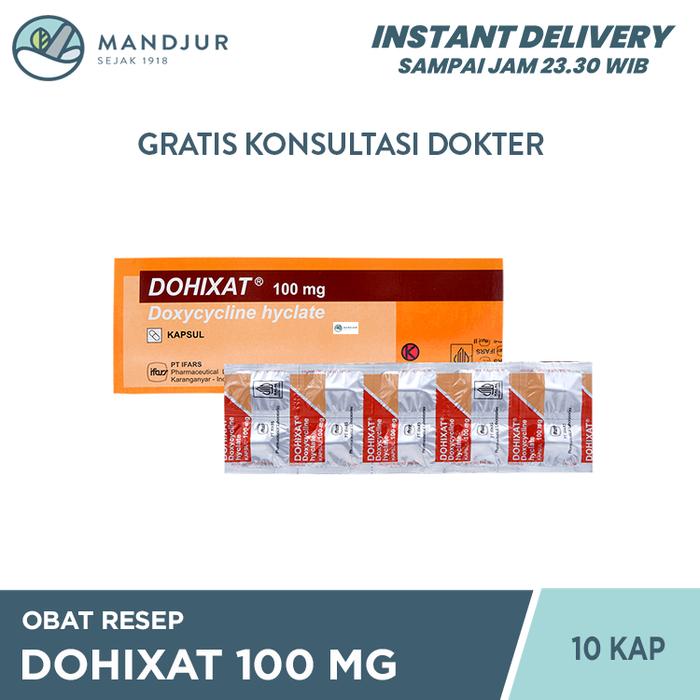 Jual Dohixat 100 mg 10 Kapsul / Antibiotik - Jakarta Pusat ...