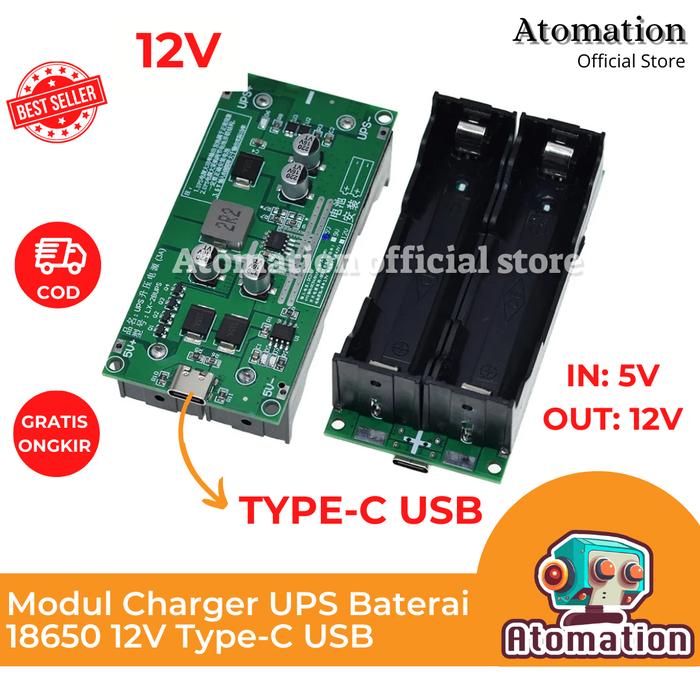 Jual Modul UPS Mini Charger Charging Baterai Battery 18650 DC-DC Step ...