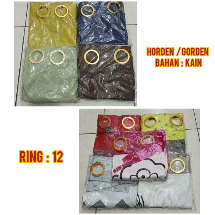 Jual HORDEN / GORDYN GORDEN BAHAN KAIN RING 12 KAIN MOTIF VARIAN - Kota ...