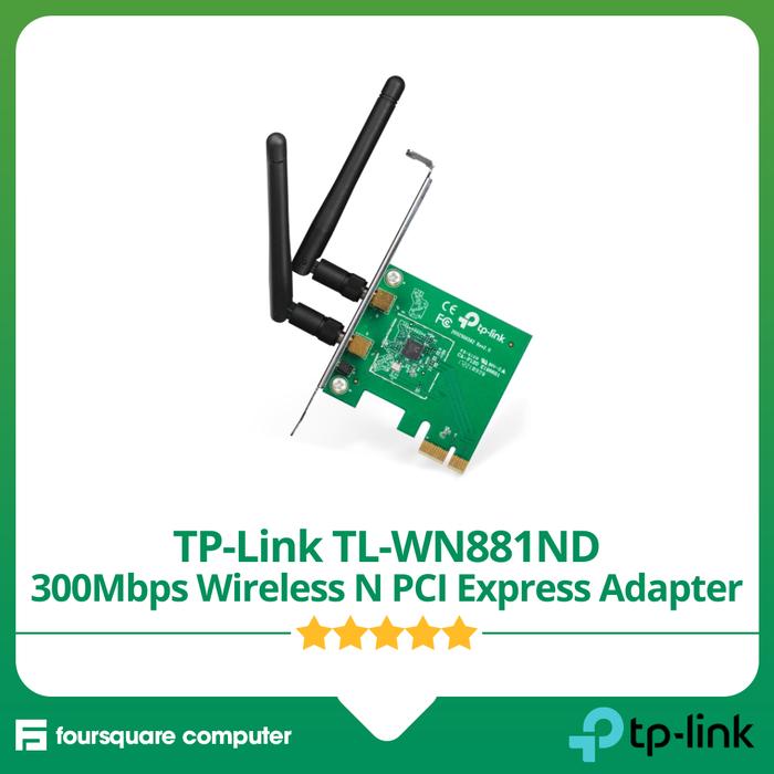 Jual TP-Link TL-WN881ND 300Mbps Wireless N PCI Express Adapter - Kota ...