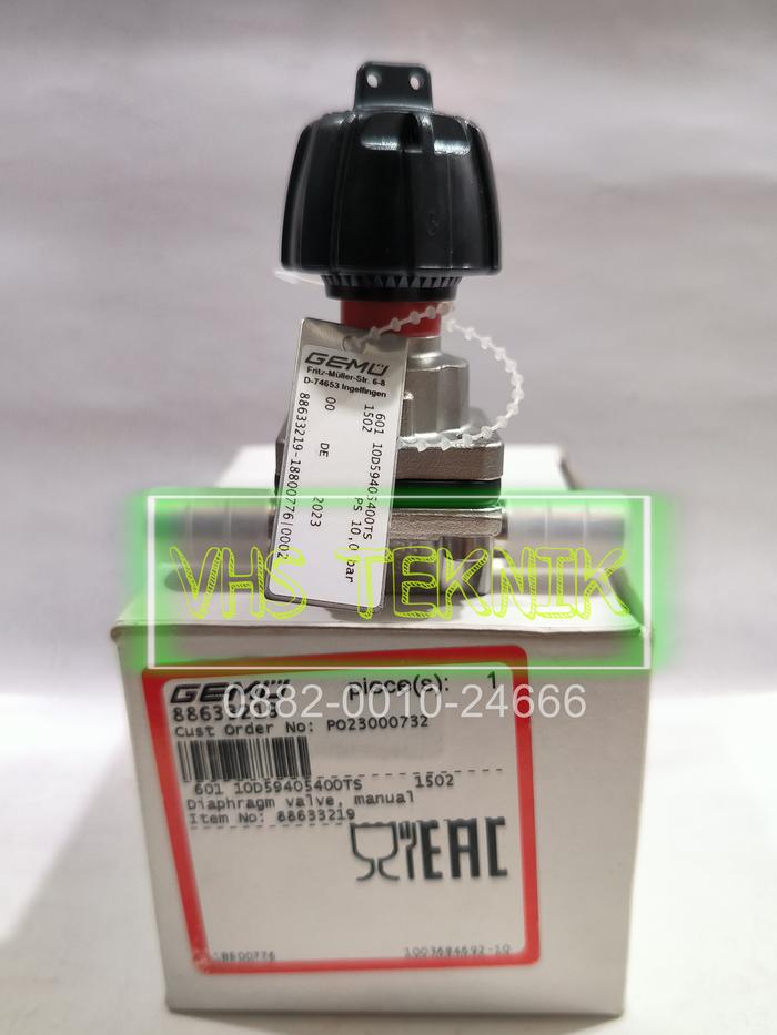 Jual GEMU 601 DIAPHRAGM VALVE DN10 SPIGOT ASME BPE (PTFE) - Kota ...