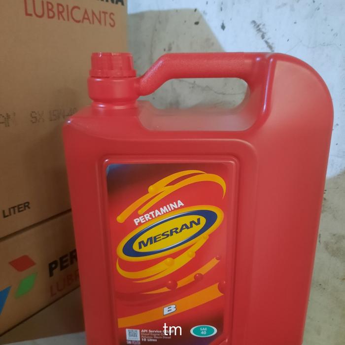 Jual OLI PERTAMINA MESRAN B40 GALON UKURAN 10LITER 10LTR SAE40 UNTUK ...