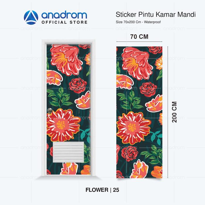 Jual Sticker Pintu Kamar Mandi | Sticker Pintu Kamar mandi Aesthetic ...