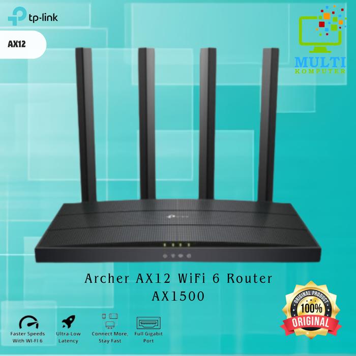 Jual TP-Link Archer AX12 WiFi 6 Router AX1500 tp link router archer ...