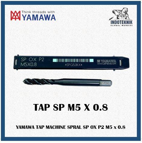 Jual YAMAWA Tap Spiral M5 x 0.8 Tap Machine Spiral M5x0.8 Tap Mesin SP ...