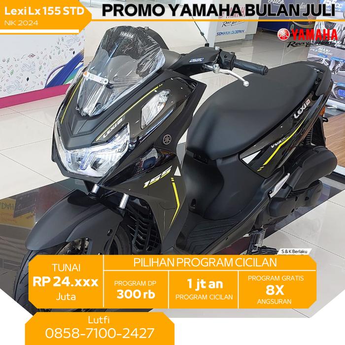 Jual Yamaha Lexi LX Hitam / Motor Lexi Standar Hitam / Lexi Hitam ...