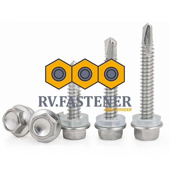 Jual BAUT ROOFING M5 / ROOFING SCREW UKURAN LENGKAP - BULK PACK - 5X25 ...