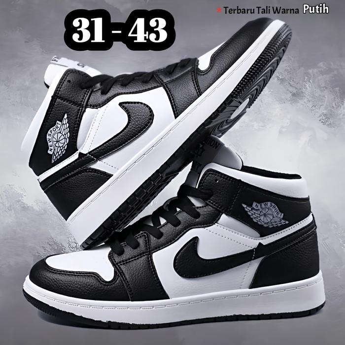 Promo sepatu jordan anak 31 32 33 34 35 36 37 38 40 sepatu sekolah anak ...