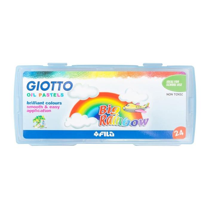Jual Giotto Oil Pastel 24 Warna Set Big Rainbow ( Crayon ) - Jakarta ...