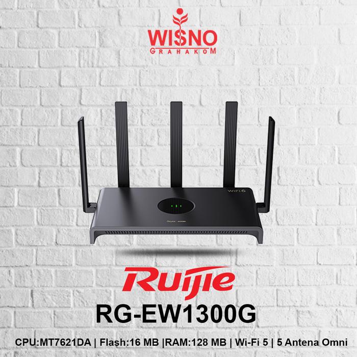 Jual Ruijie RG-EW1300G 1300M Dual-band Gigabit Wireless Router - Kota ...