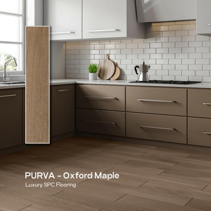 Jual Purva SPC 6mm Motif Kayu / Stone Plastic Composite 6mm Click Stone ...