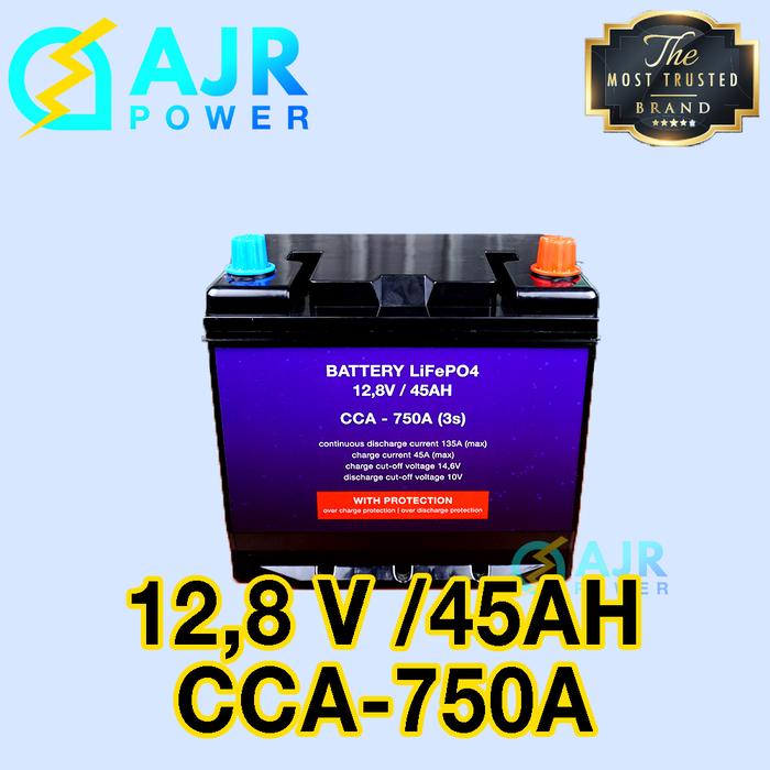 Promo ACCU Aki Lithium LiFePo4 AJR POWER 55D23L ALPHARD XTRAIL FORTUNER ...