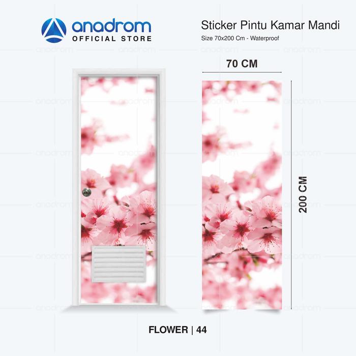 Jual Sticker Pintu Kamar Mandi | Sticker Pintu Kamar mandi Aesthetic ...