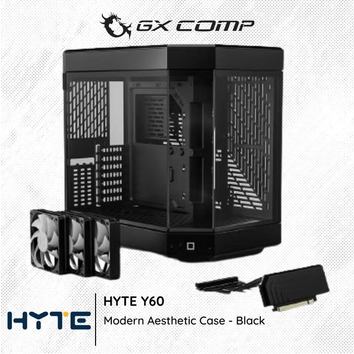 Promo HYTE Y60 Black Modern Aesthetic - Casing PC ATX | CPU PC Case ...