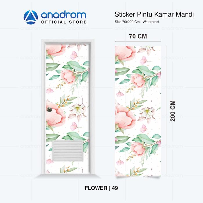 Jual Sticker Pintu Kamar Mandi | Sticker Pintu Kamar mandi Aesthetic ...