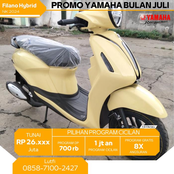 Jual Yamaha Grand Filano Neo Tuscany Yellow / Motor Filano 2024 Kuning ...