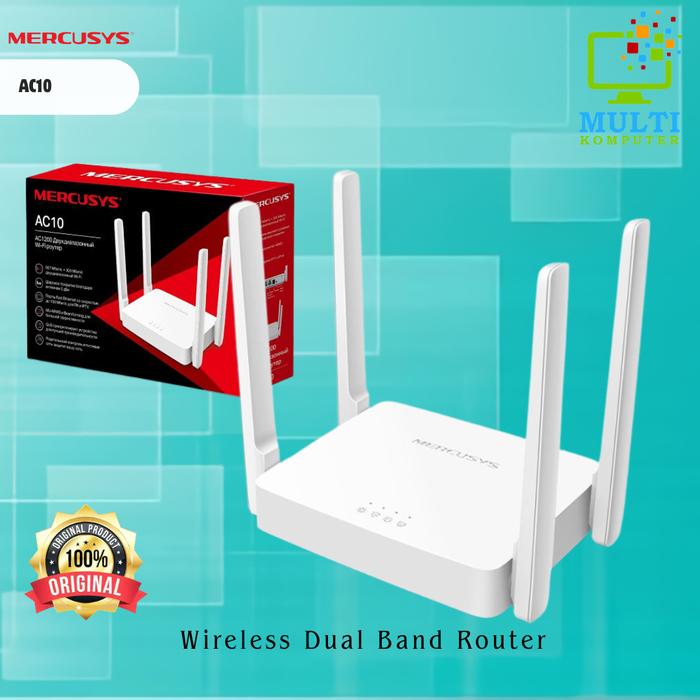 Jual Mercusys AC10 / AC1200 300Mbps | Wireless Dual Band Router - Jakarta Barat - MULTI KOMPUTER ...