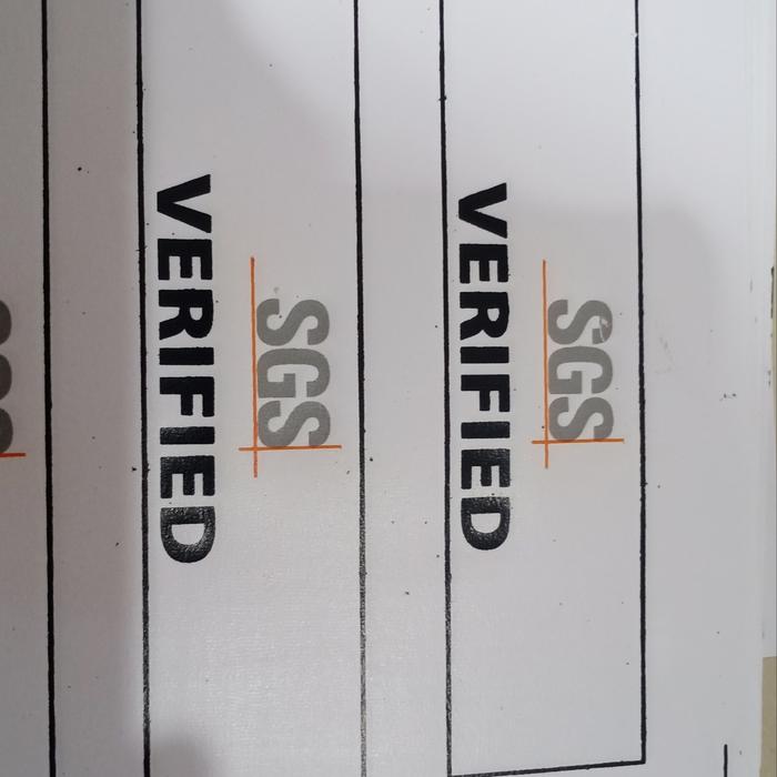 Jual SGS inspection verified tag label . tagging ukuran 12,5cm x 3,5cm ...