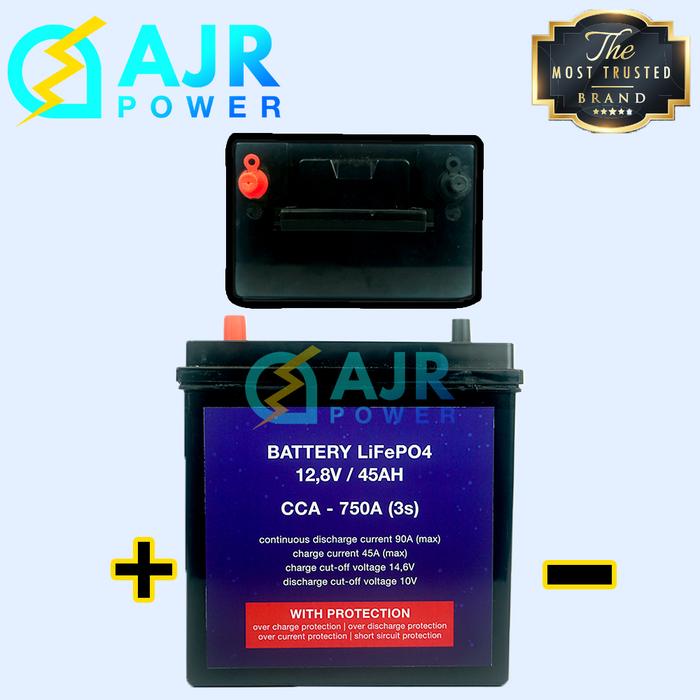 Jual ACCU AKI LITHIUM BATTERY BATERAI LiFePo4 AJR POWER MOBIL RUSH ...