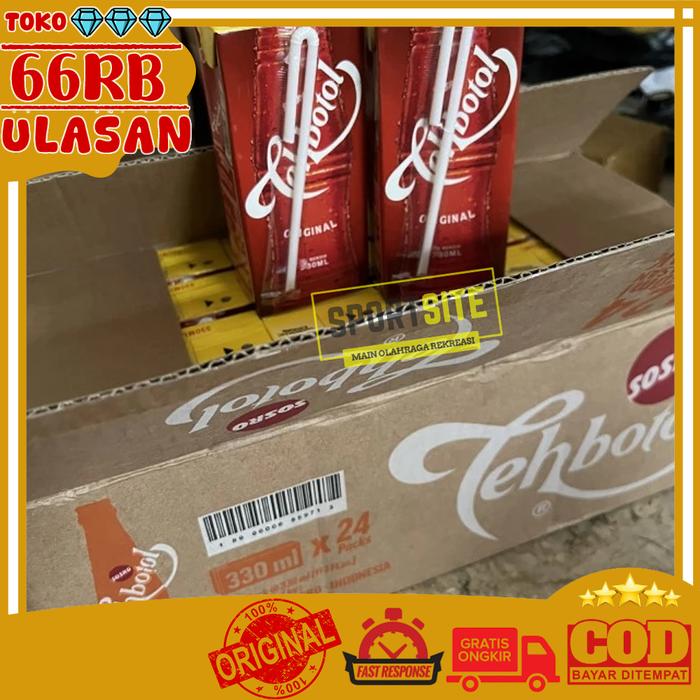 Promo Teh Botol Sosro Kotak 330 ml TehBotol 330ml Dus Box Karton isi ...