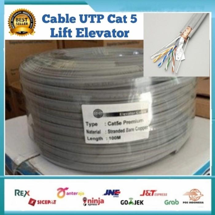 Jual Cable UTP Cat5 Rj45 Lift Elevator 100 Meter/ Kabel LAN UTP Cat5 Lift - Jakarta Pusat ...