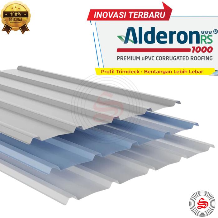 Jual Atap Alderon RS Trimdeck 1000 White Single Layer/Atap Kanopi ...